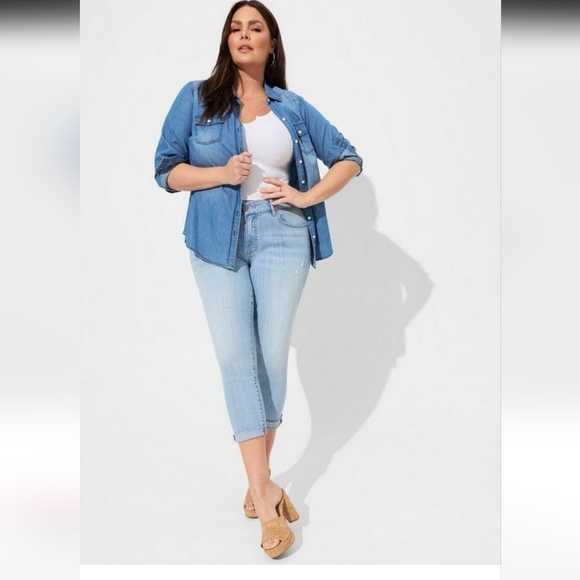 torrid | Jeans | Torrid Boyfriend Straight Vintage Stretch Jeans | Poshmark